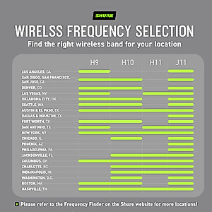 Shure BLX24R/SM58 Wireless Microphone System - 14-Hour Battery Life, 300 ft Range, UHF | SM58 Handheld Vocal Mic, Single Channel Rack Mount Receiver | J11 Band (BLX24R/SM58-J11)