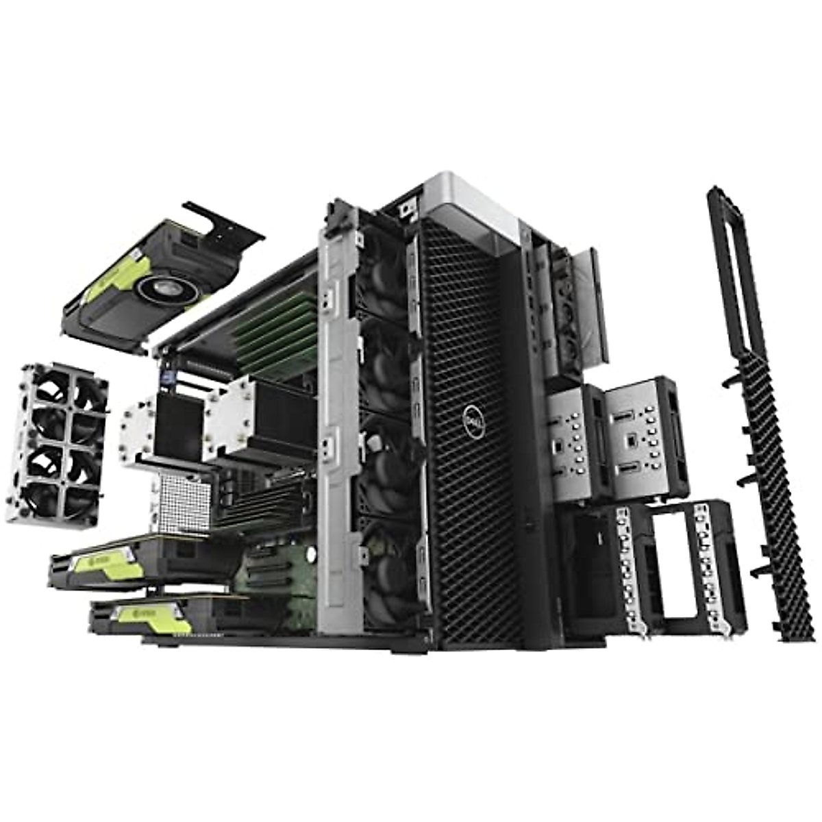 PCSP Precision 7920 Tower Workstation, VR CG AI 4K Editing Rendering, 2X Intel Xeon Gold 6148 up to 3.7GHz (40-Cores), 192GB DDR4, 1TB SSD + 4TB HDD, Quadro P4000 8GB, Windows 11 Pro (Renewed)