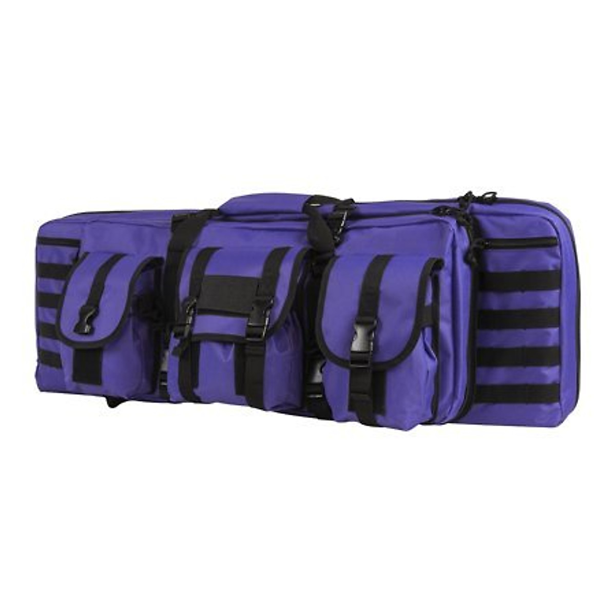 NC Star CVDC2946PR-36 NcStar, Double Carbine Case, Sizenameinternal, Black with Purple Tan, 36