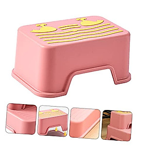TOYANDONA 1pc Children's Step Stool Child Step Stool Bathroom Stool for Kids Stool for Toddlers Children Washing Toilet Potty Training Step Kids Step Stools Plastic Footstool Non-Slip Stool