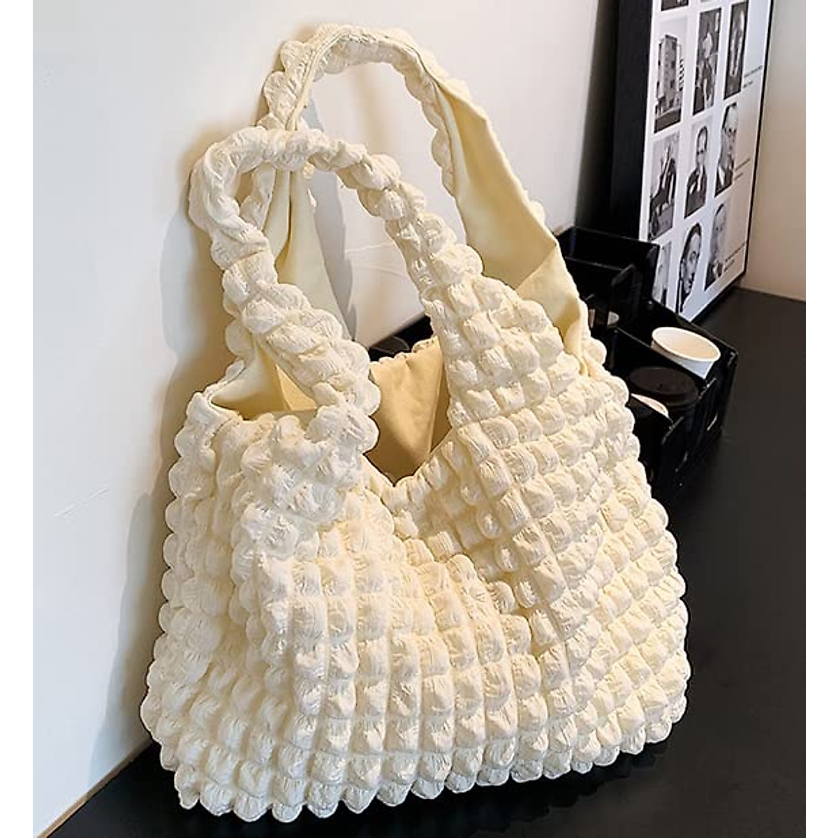 Hobo Bags for Women Bubble Tote Bag Cloud Shoulder Bag Hobo Bag Casual Purses Satchel Gift for Women