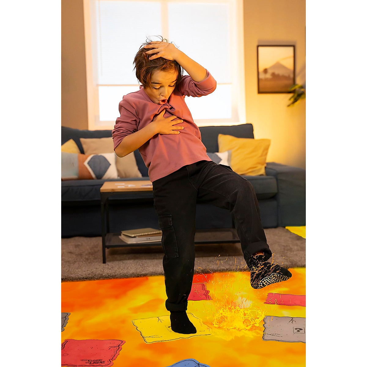 The Original The Floor is Lava! Family Edition - Interactive Game for Kids and Adults - Promotes Physical Activity - Indoor and Outdoor Safe