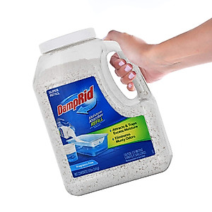 DampRid - Fragrance Free Mega Moisture Absorber Refill Container (7.5 lb.); Traps Moisture in Basements & Large Areas for Fresher, Cleaner Air