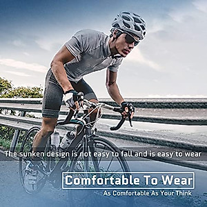 ESSONIO Bone Conduction Headphones Open Ear Headphones Bluetooth Headphones with Microphone IPX7 Waterproof Headphones Wireless Headphones for Sport Open Ear with 32G Memory