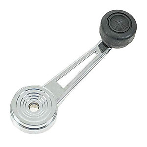 Driver & Passenger Side Window Crank Handle Set Chrome & Black Compatible with 1980-1986 Ford Bronco 1973-1977 F-100 1975-1977 F-150 F-250 F-350