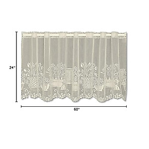 Heritage Lace Ecru Window Garden Tier, 60"x24"