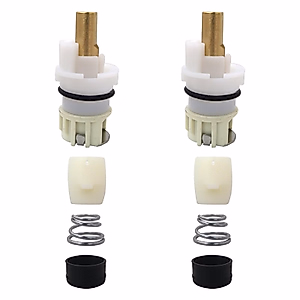 Aiyumise For Delta Faucet Stem Assembly RP25513-2 Pack - Compatible for Most Delta Two Handle Kitchen, Bathroom & Bathtub Faucets - Lasting Replacement Parts for Smooth Water Flow