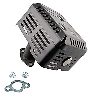 HZ Muffler Kit for Honda GX120 GX160 GX200 Engine Harbor Freight 212 173 Lifan Rato Go Kart Generac Champion 163cc 196cc 208cc Engine