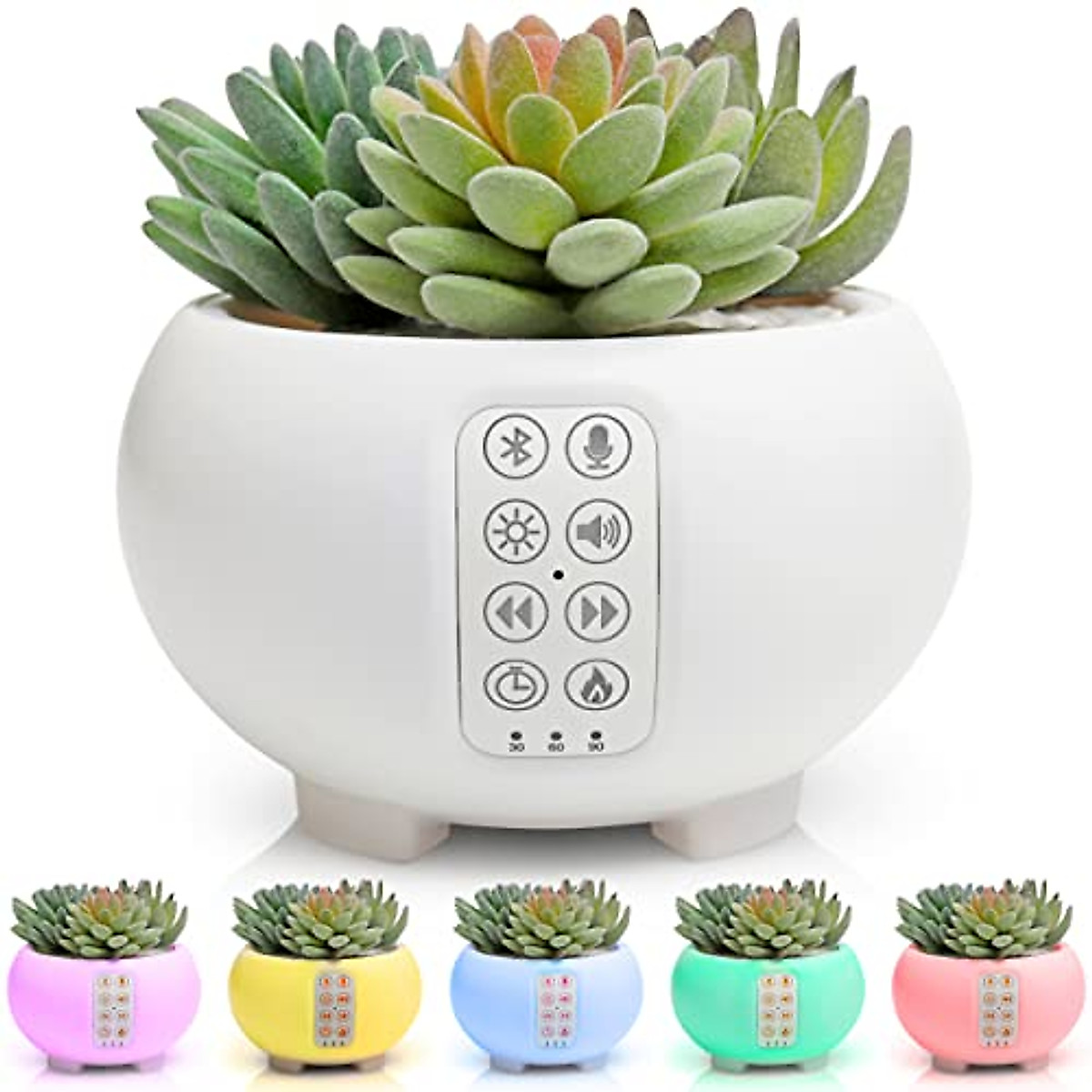 Oasis 3-in-1 White Noise Machine for Adults, Kids & Baby Sleeping – Must Haves Sleep Sound Machine with Baby Shusher White, Pink, Gray, Brown Noise, Music & Nature Sleep Sounds for Deep Restful Sleep