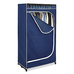 Whitmor Clothes Closet - Freestanding Garment Organizer with Sturdy Fabric Cover