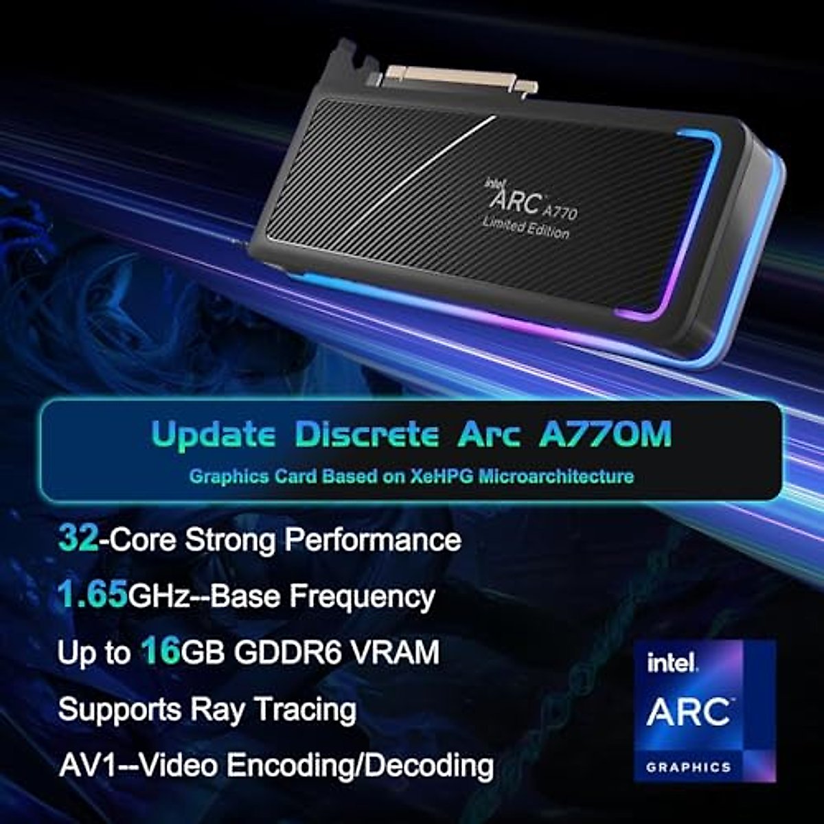 Intel NUC 12 Enthusiast NUC12SNKi7 Mini PC Core i7-12700H | 14 Cores/20 Threads | ARC A770 Graphics, Connectivity 6 USB-A, 2 USB-C, 1 HDMI, 2 Display Ports(Barebone)