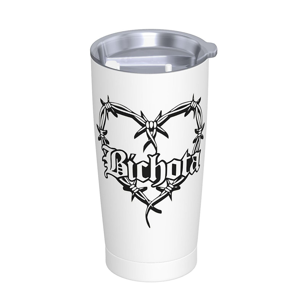 Kiserjens Stainless Steel Insulated Tumbler Vacuum Water Bottle Travel Cup Coffee Mug With Straw,Lid and Brush 20 oz