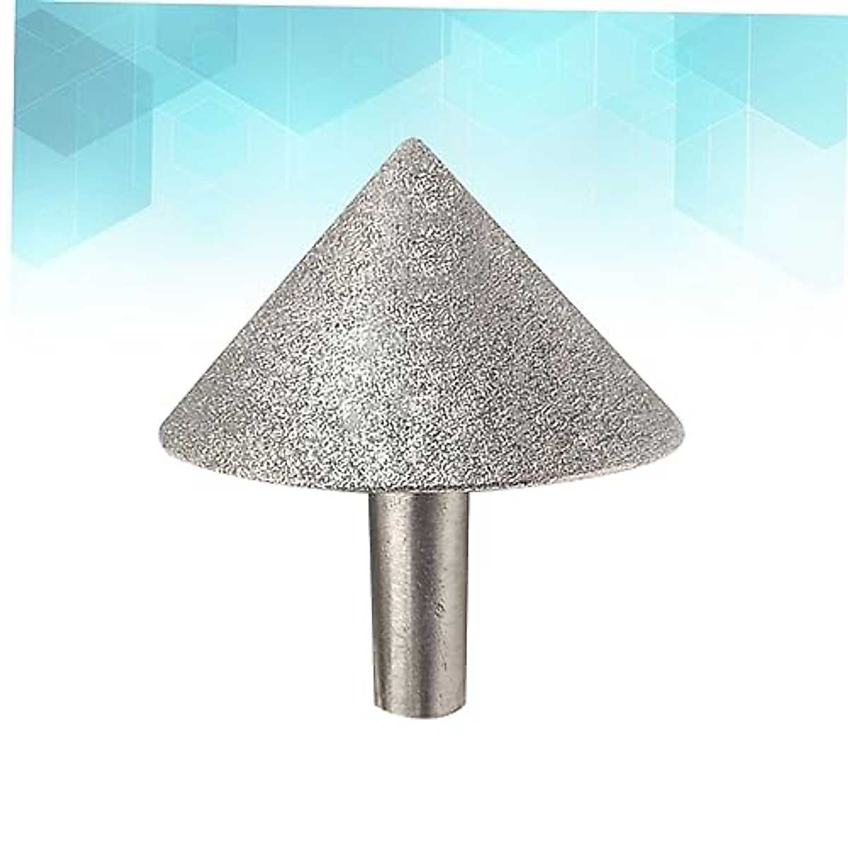 OSALADI Abrasive Stone Heads Alloy Grinder Drill Grinder Head Stone Grinding Tools Rotary Burrs Grinding Head Glass Stone Chamfering Tool Grinding Head Adamas Chamferer conical