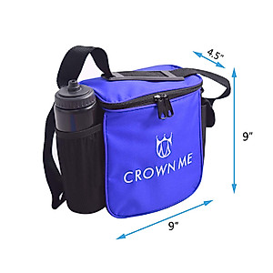 CROWN ME Disc Golf Starter Set,Disc Golf Set with 6 Discs, 1 Marker,1 Towel and Starter Disc Golf Bag Fairway Driver