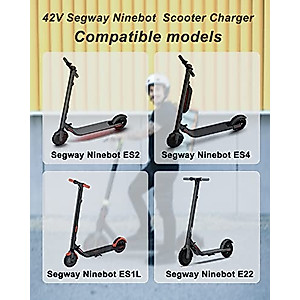 42V 1.7A Replacement for Segway Ninebot Charger for Scooter ES2/ES4/E22/ES1L ES Series KickScooters