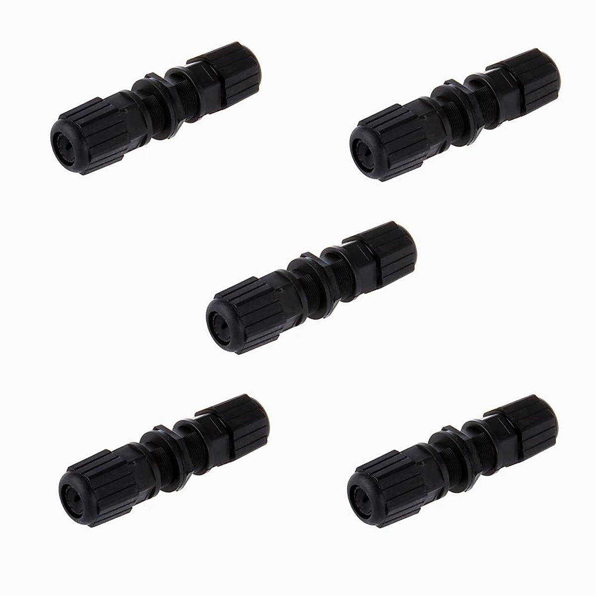 ANMBEST 5PCS M20 RJ45 Waterproof Cat5/5e 8P8C Connector IP67 Ethernet LAN Cable Connector Double Head Outdoor LAN Coupler Adapter Female to Female
