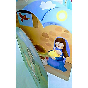 Greenbrier International Bible Story Picture Books: Story of Daniel, Moses, Jonah & Noahs Ark Board Books - Set of 4