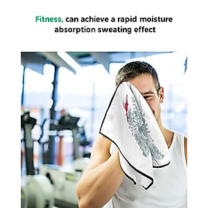 Golf Towel Christmas Reindeer Cardinal Cedar,Waffle Pattern Microfiber Club Cleaner Golf Towels with Carabiner Clip for Women Men Dad,Xmas Animal Plant Silhouette Golf Towel for Golf Bags,24x16in