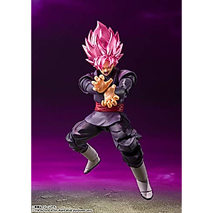 TAMASHII NATIONS - Dragon Ball Super - Goku Black Super Saiyan Rose, Bandai Spirits S.H.Figuarts Action Figure