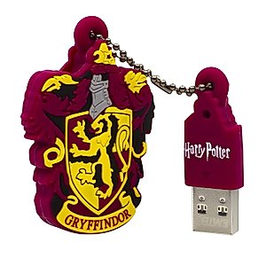 EMTEC 32GB Harry Potter Collector USB 2.0 3D Soft Touch Gum Flash Drive - Gryffindor