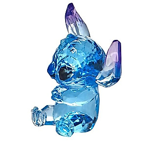 Enesco Facets Disney Lilo and Stitch Figurine, 3.5 Inch, Blue