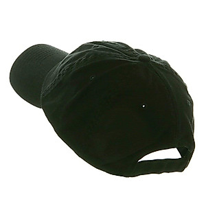 Low Profile Dyed Cotton Twill Cap - Black W39S55D