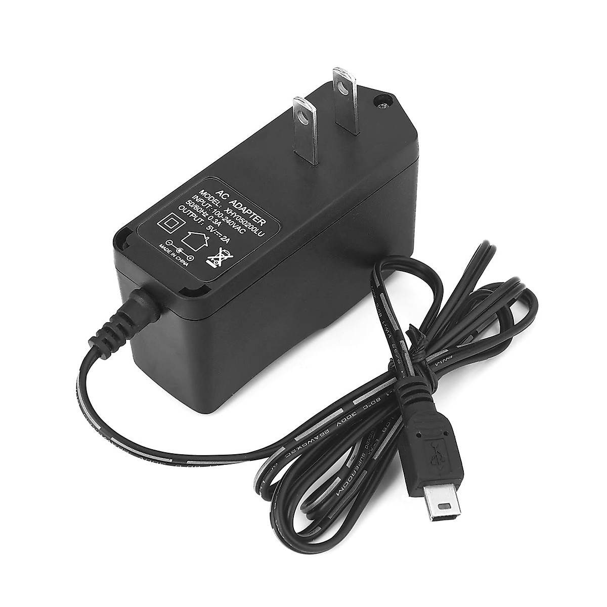 DC 5V Charger Wall Adapter DC5V Minii USB Adapter USB Charger for DVR, Camera, Record, MP3, MP4, Router, Hard Disk, Hub,Card Reader, Black