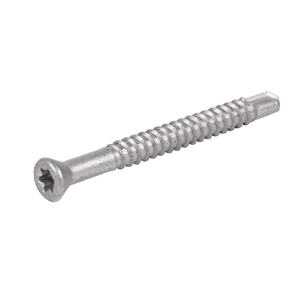 DeckWise #7x1-5/8" Self-Tapping Screws for Metal Joists, 410 Stainless Steel T15 Deck Screws Cover 100 Sq. Ft. of Decking (350 Pack)