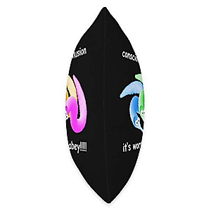 Magic Fuzzy Worm on a String Store Death is Inevitable, Magic Worm on a String Meme Throw Pillow, 16x16, Multicolor