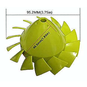 529437003/529437004/529437001 Blower Fan Compatible with Fits Ryobi Ryobi 18 Volt Blower Fan P2108 P21081 P21081VN P21081VNM