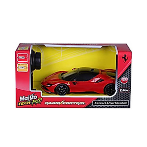 Maisto Tech R/C 1:24 Scale 2.4 GHz Ferrari SF90 Stradale, Red
