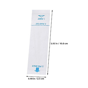 TOPPERFUN 100pcs Digital Covers Paper Disposable Probe Covers Sleeves Pet Dog Sanitary Covers Tip Covers for Oral Rectal Armpit Protective Covers