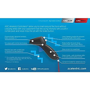 Scalextric Wireless Hand Controller for 1:32 ARC Air and ARC Pro Digital Powerbases C8438