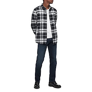 Calvin Klein Men Straight Fit Jean, Boston Blue Black, 31W x 30L