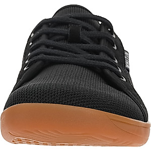 WHITIN Women's Barefoot Wide Width Toe Box Shoes Fashion Minimalist Sneakers Zero Drop Size 9 Road Running Gym Cute Training Walking Flat W81 Black 40