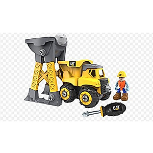 Toy State Caterpillar CAT Junior Operator Dump Truck Construction Vehicle