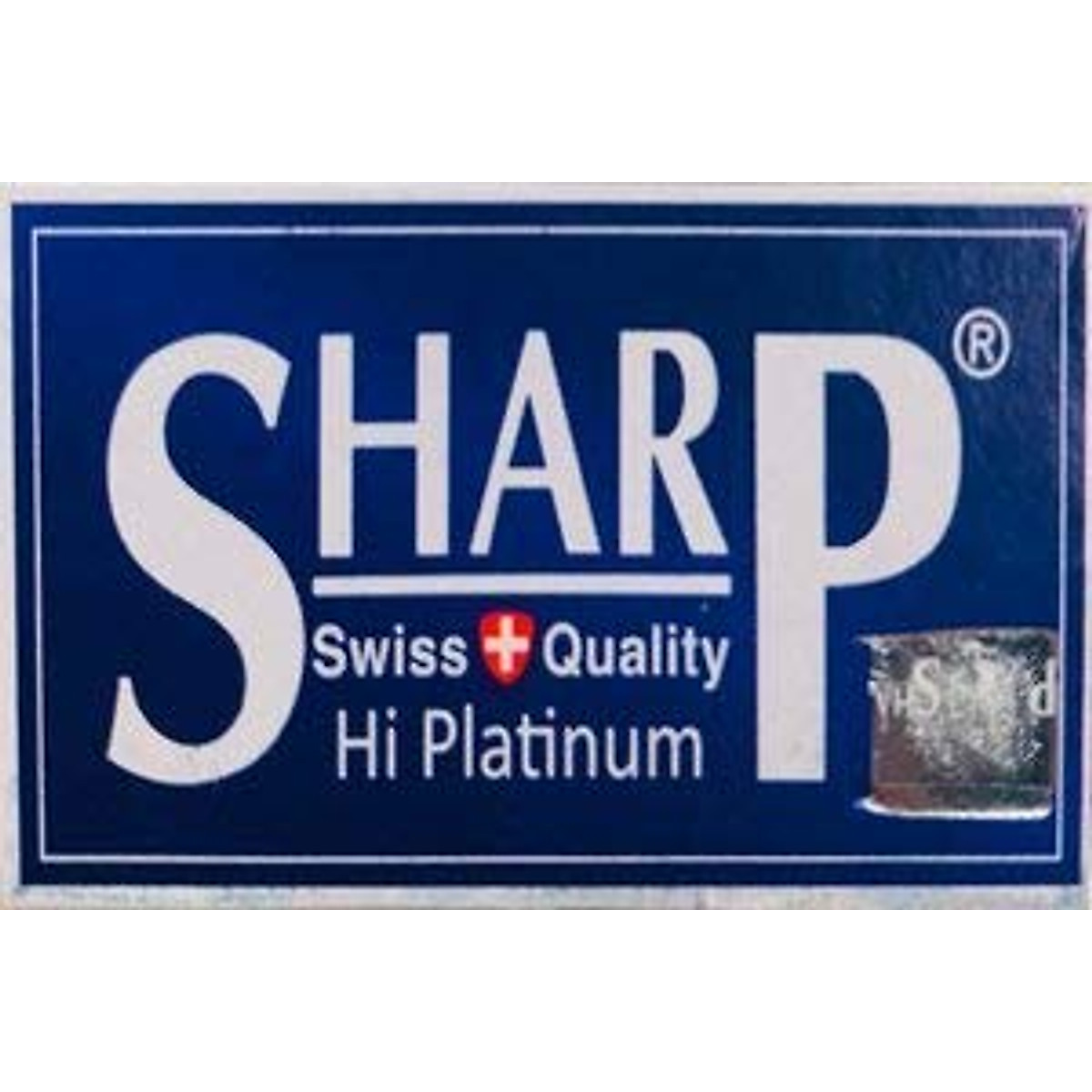 100 Sharp Hi Platinum Double Edge Razor Blades For Safety Razor - Men´s Safety Razor Blades For Shaving For Men For A Smooth And Clean Shave (1 Year Supply)