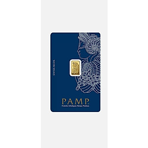 1 Gram Gold Bar PAMP Suisse Lady Fortuna Veriscan .9999 Fine (in Assay) Specifications: Condition:New in Assay Fineness:.9999 .