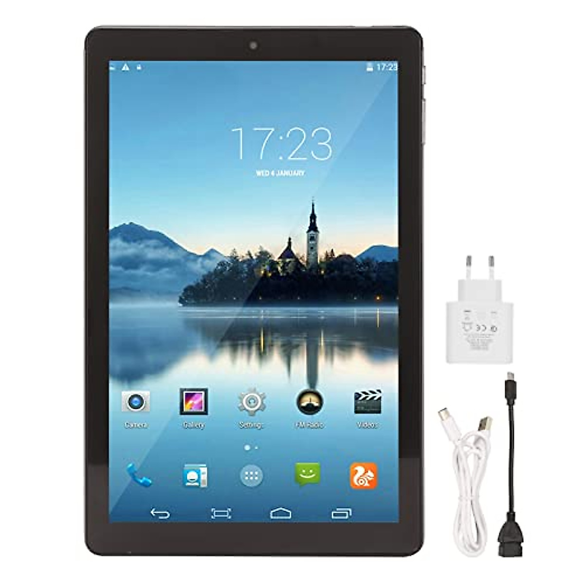 Tablet, Kids Tablet IPS Screen 5G WiFi Dual Band EU Standard 100-240V 10in Dual Camera for Entertainment (EU Plug)