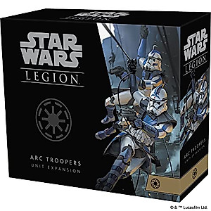 Atomic Mass Games Star Wars: Legion ARC Troopers Unit Expansion - Elite Clone Troopers with Jetpacks! Tabletop Miniatures Strategy Game for Kids & Adults, Ages 14+, 2 Players, 3 Hour Playtime, Made
