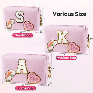 Elilier Birthday Gifts for Women, Gifts Idea for Her Mom Teacher, Personalized Cosmetic Makeup Pouch Make Up Bag for Friends Female Wife Mom Travel Toiletry Bag Bridesmaid Girlfriend Gifts (Small)