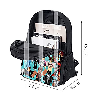 HVI Unisex Game Backpack 3d Printed Cartoon Casual Daypacks Travel Bags Sport Knapsack 4-One Size