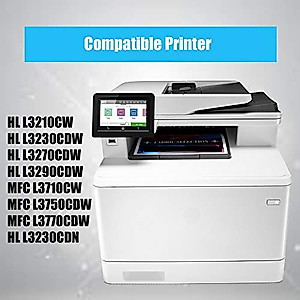 (Set of 2) 4Benefit Compatible Replacement TN223 Toner Cartridge tn227 TN227BK High Yield TN223BK (Black, 2-Pack) Use in HL-L3210CW HL-L3230CDW HL-L3270CDW HL-L3290CDW MFC-L3710CW Printer