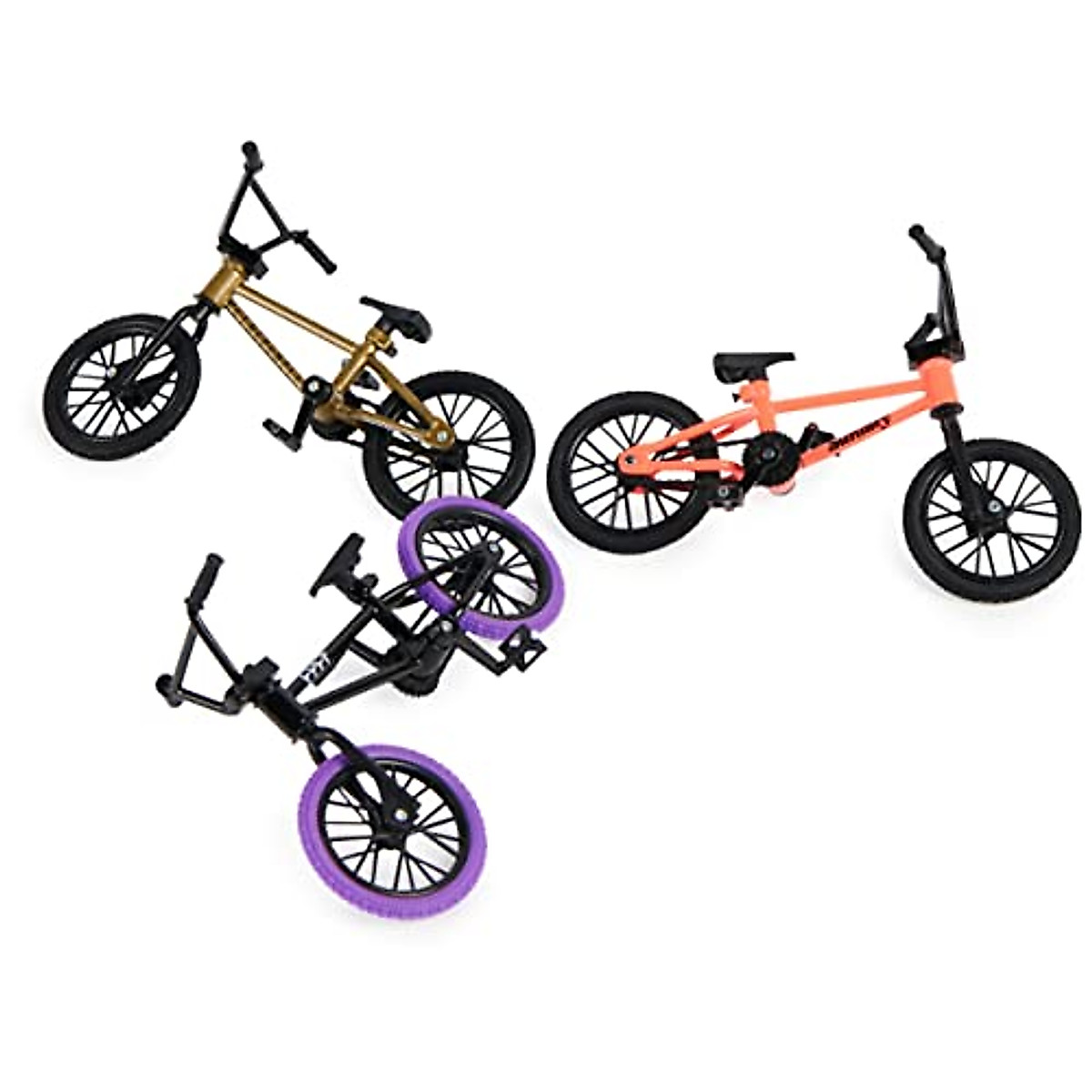TECH DECK, BMX Finger Bike 3-Pack, Collectible and Customizable Mini BMX Bicycle Toys for Collectors, Kids Toys Ages 6 and Up (Amazon Exclusive)