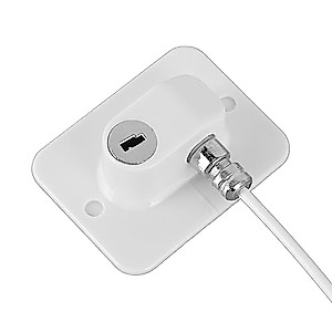 DAUERHAFT Lock, Window Lock Cable Restrictor Strong Key Unlocking for Refrigerators