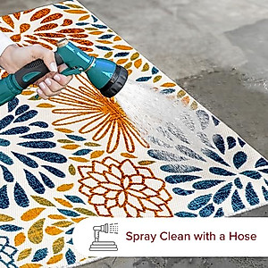 nuLOOM Monique Floral Indoor/Outdoor Area Rug, 8x10, Multi