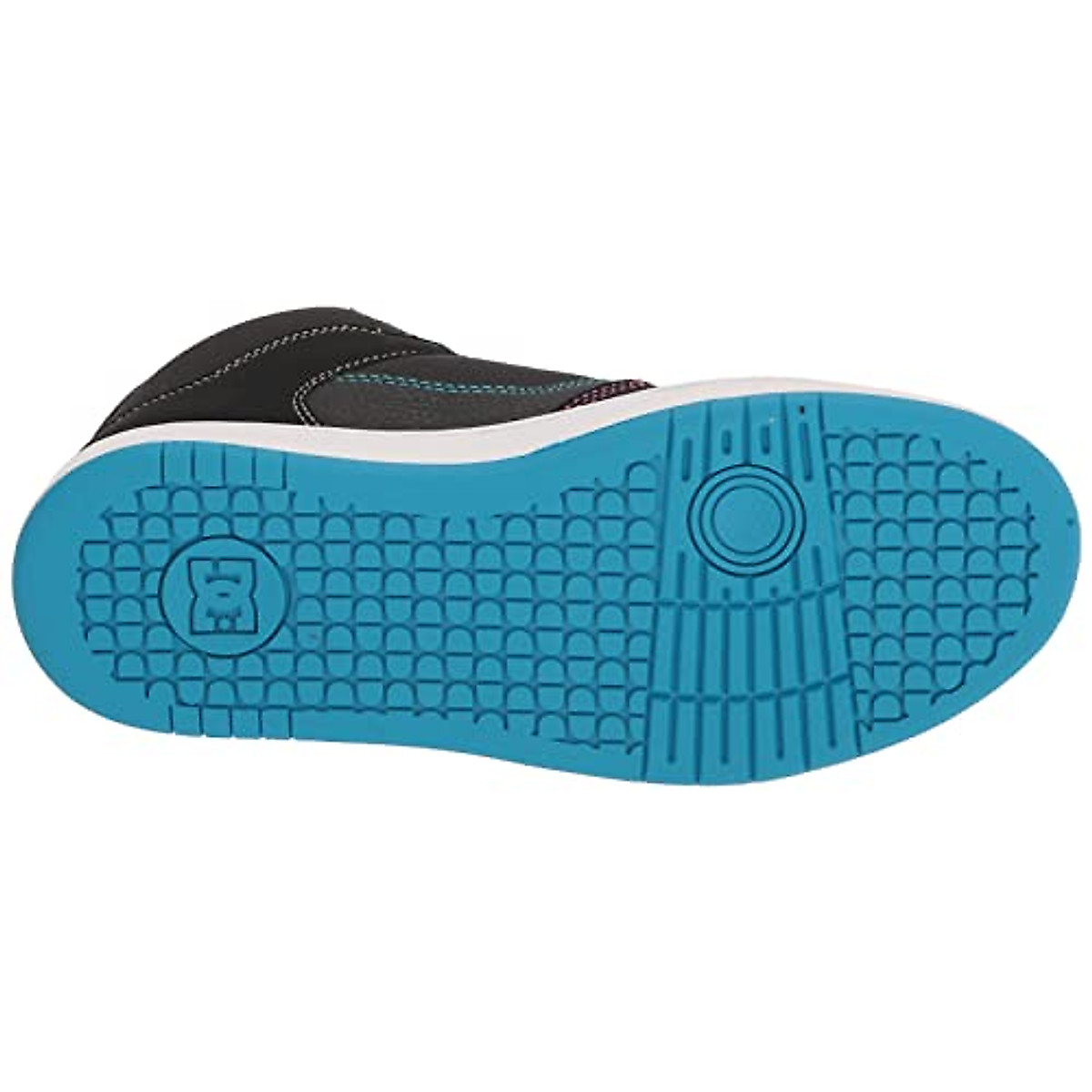 DC Women's Manteca 4 Mid High Top Casual Skate Shoe, Black/Multi, 9