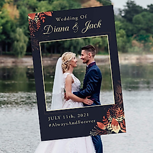 BannerBuzz Custom and Standard Selfie Frames, 890 GSM 5mm Non-Reflective Corflute Material, 600 DPI Direct UV Printing on Substrate, for Parties Photo Booth Events (Design 04, 36"x48")