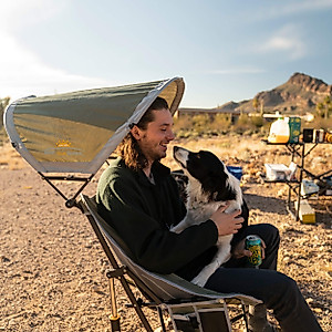 GCI Outdoor Pod Rocker Outdoor Rocking Chair with SunShade Canopy