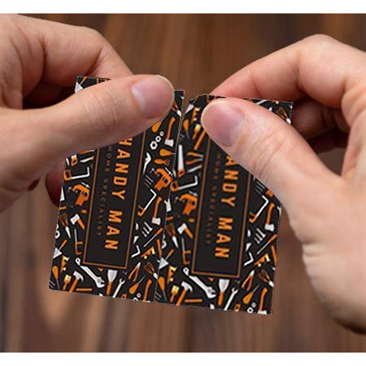 Hamilco Blank Business Cards Card Stock Paper – White Mini Note Index Perforated Cardstock for Printer – Heavy Weight 80 lb 3 1/2 x 2" – 100 Sheets 1000 Cards